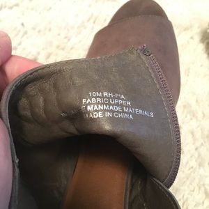 Ruff Hewn | Shoes | Ruff Hewn Pia Peeptoe Bootie | Poshmark